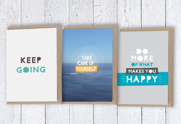 Encouragement Cards | Inspirational Quote Cards | Greeting Cards Set ...