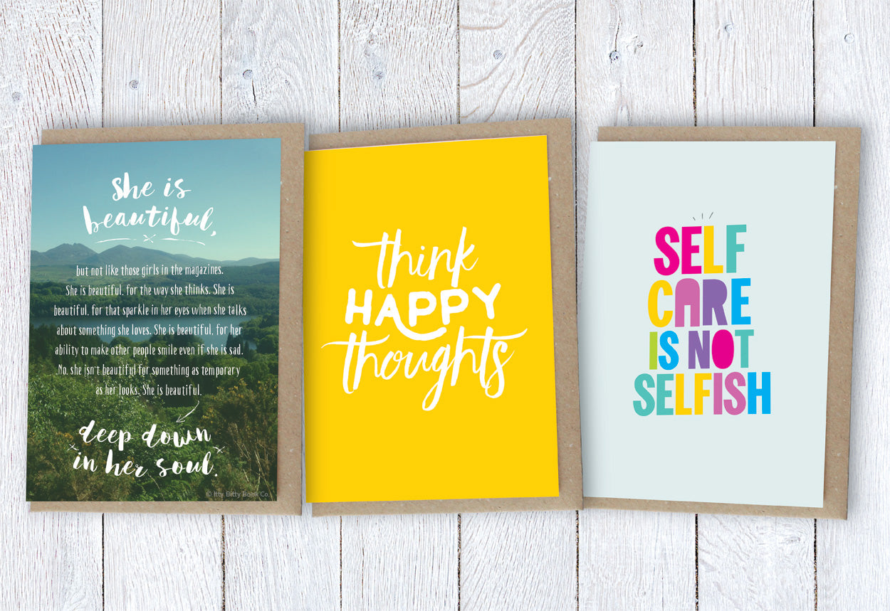 Encouragement Cards | Inspirational Quote Cards | Greeting Cards Set ...