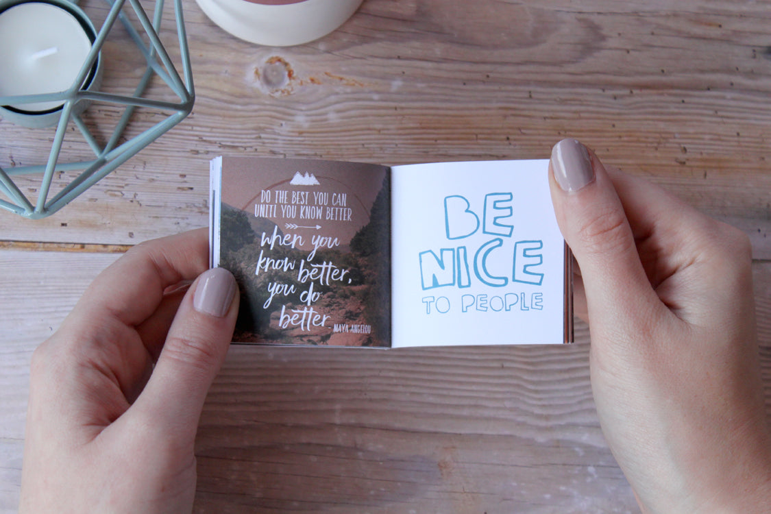 Positive Thinking Quote Books | Inspiration Box | Gift for Book Lovers - Itty Bitty Book Co
