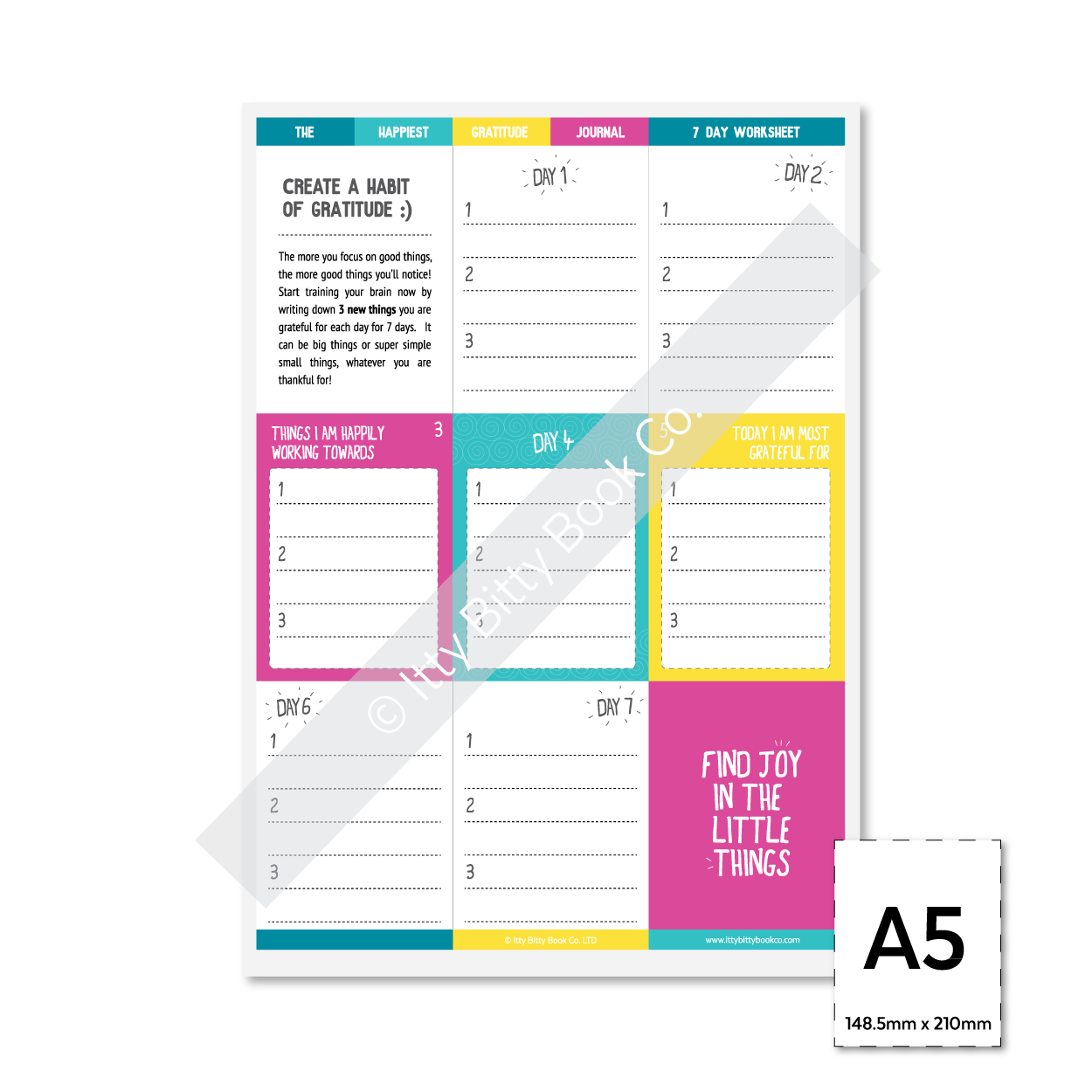 Happiness Printables | incl Happy Hormones & Gratitude worksheet ...